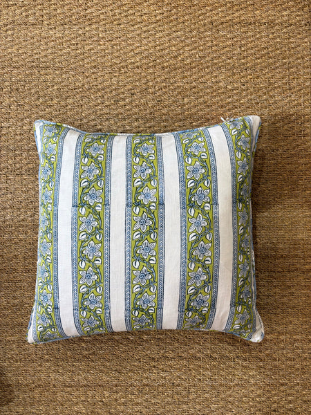 Cushion- Blue and green – Alex Muir Australia